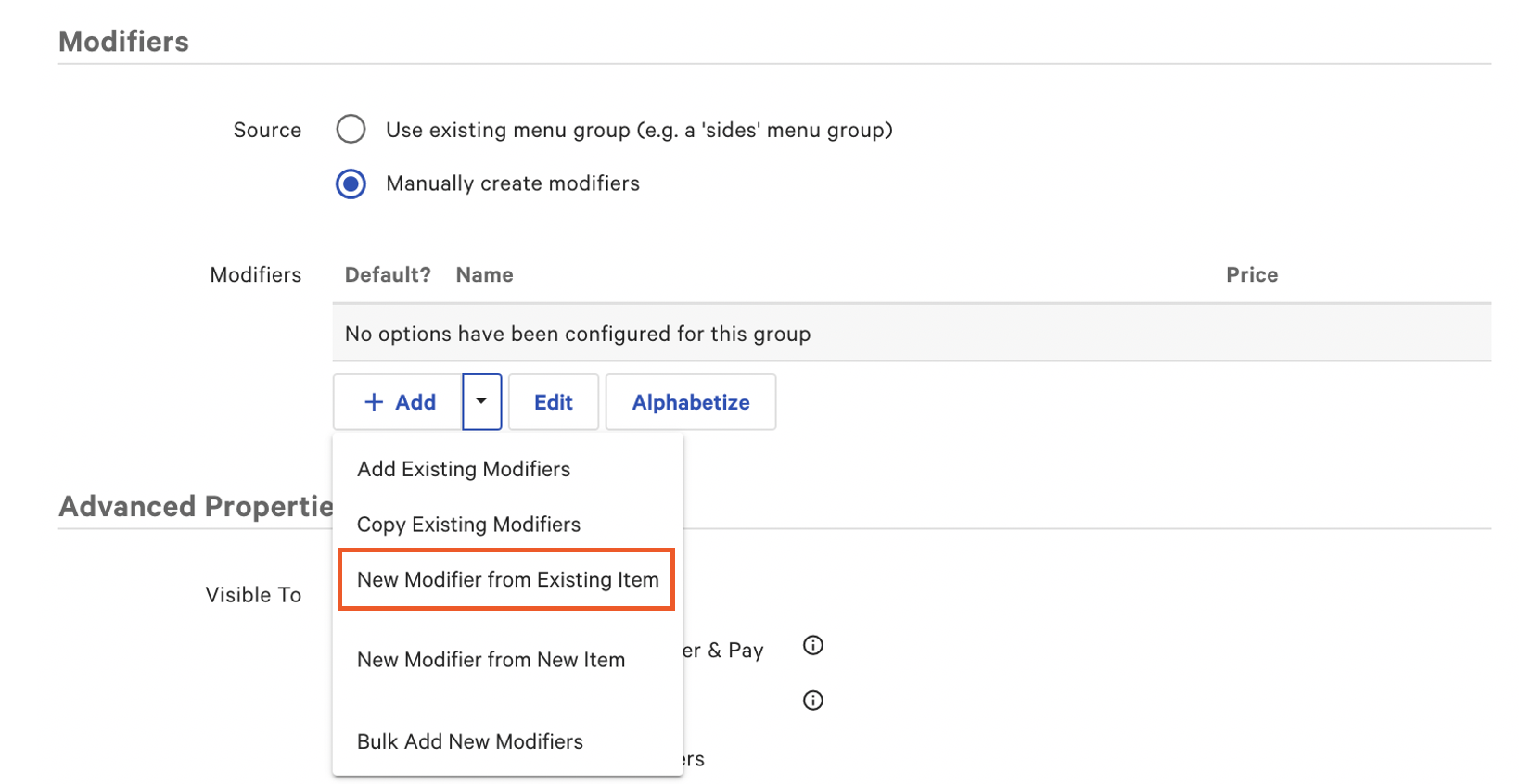 Creating Modifiers from Items