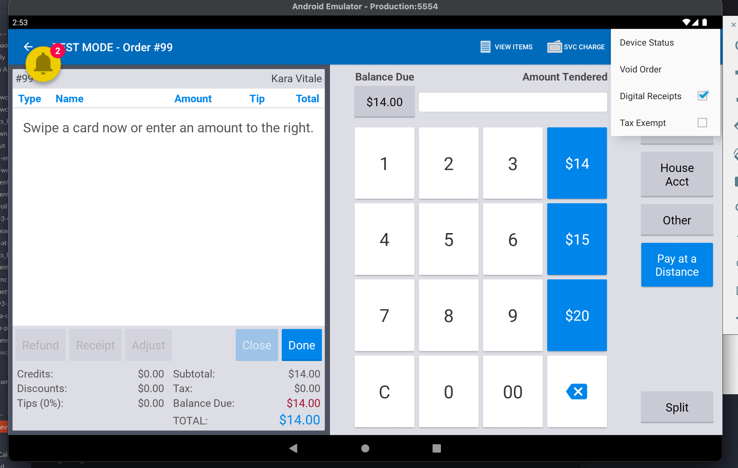 Getting Started: Digital Receipts