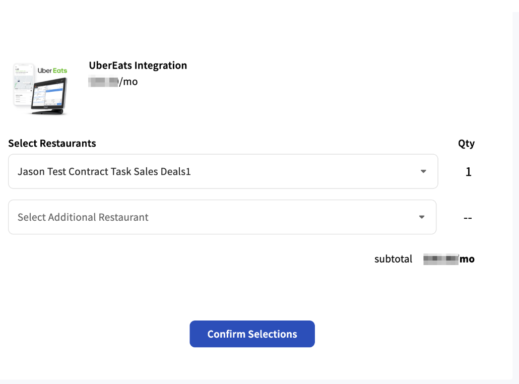 Getting Started: Uber Eats Integration