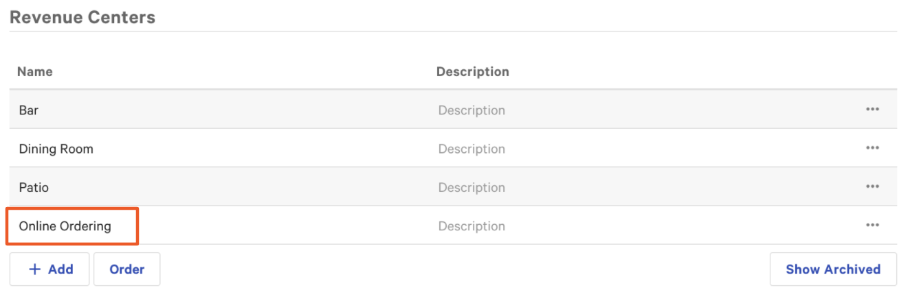 Getting Started with Online Ordering