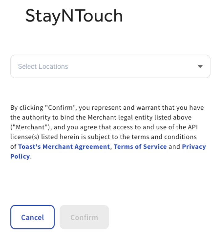 Using Stayntouch with Toast