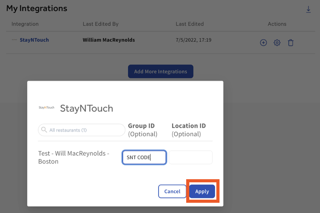 Using Stayntouch with Toast