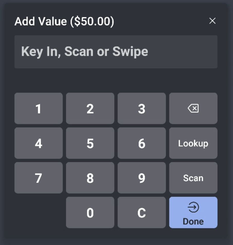 Check or Adjust a Gift Card Balance