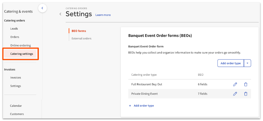 Get Started with Toast Catering and Events