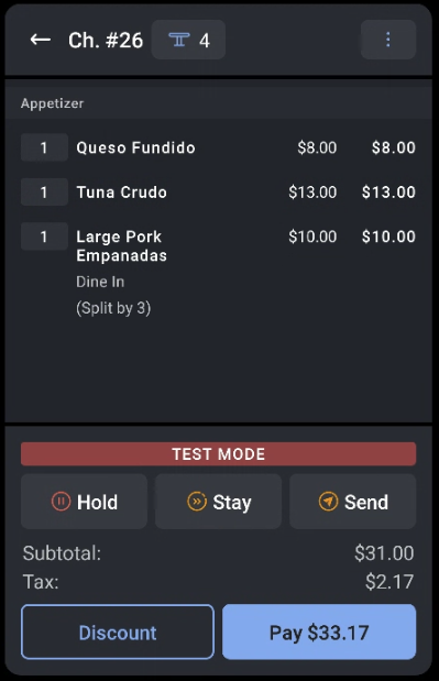 Discount Items and Checks