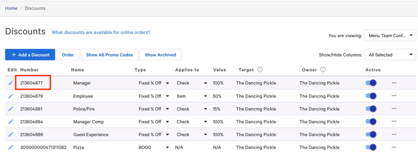 Get Started with Discounts