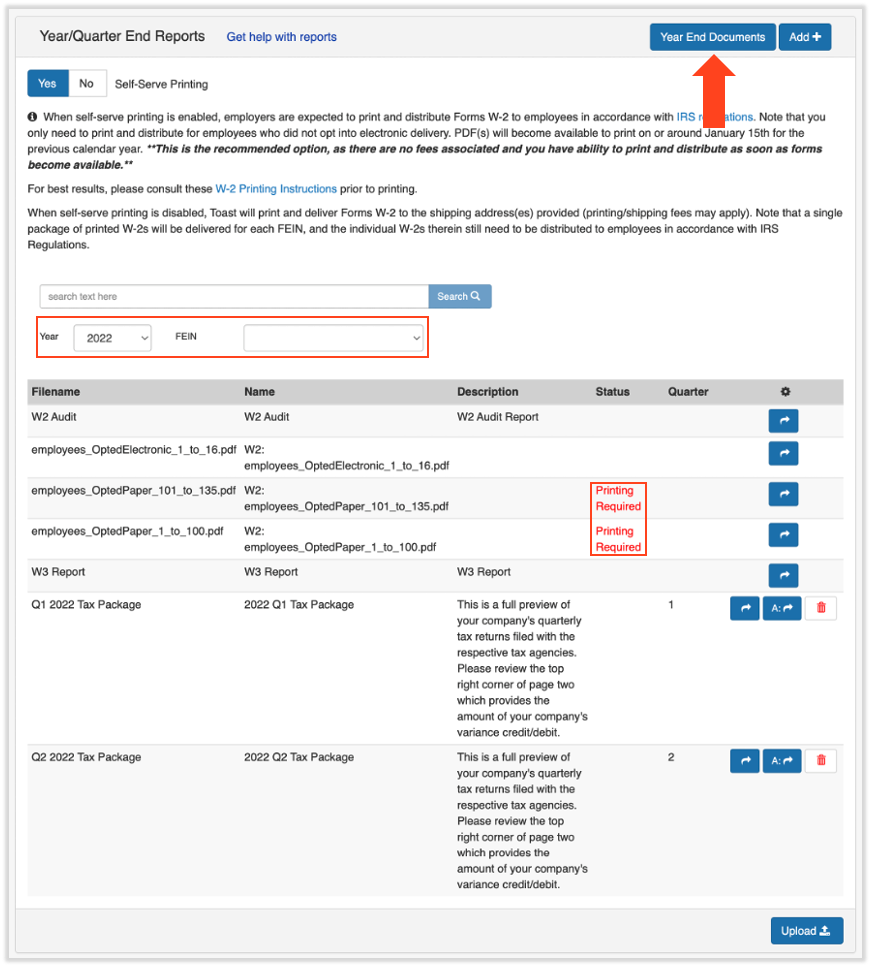 Toast Payroll: Optimize the Report Library