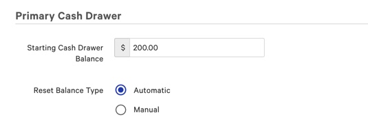 Setting Up Cash Drawers