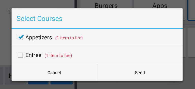 Course Firing Options