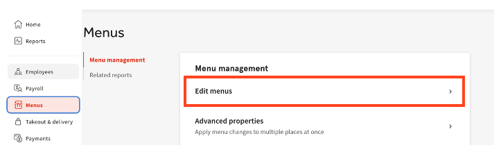 Modifier Groups and Modifier Options