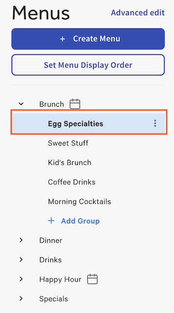 Learning & Using the Menu Builder