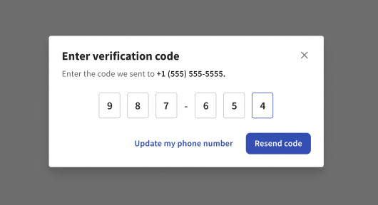 Setting Up One-Time Password Verification