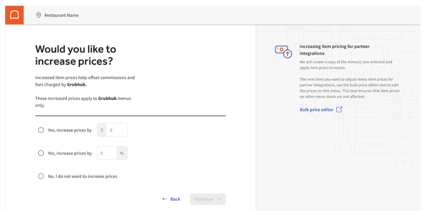 Getting Started: Grubhub Integration