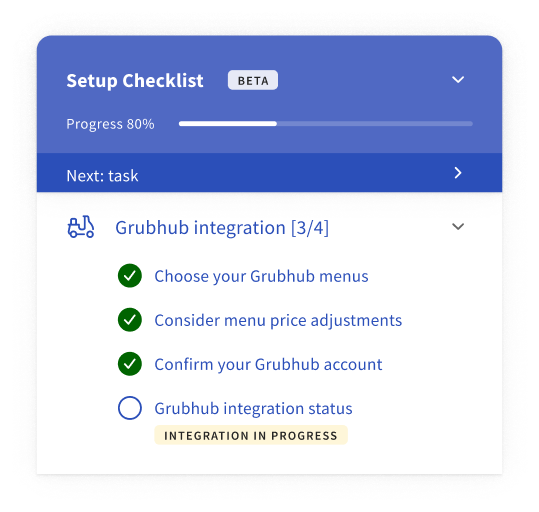 Getting Started: Grubhub Integration