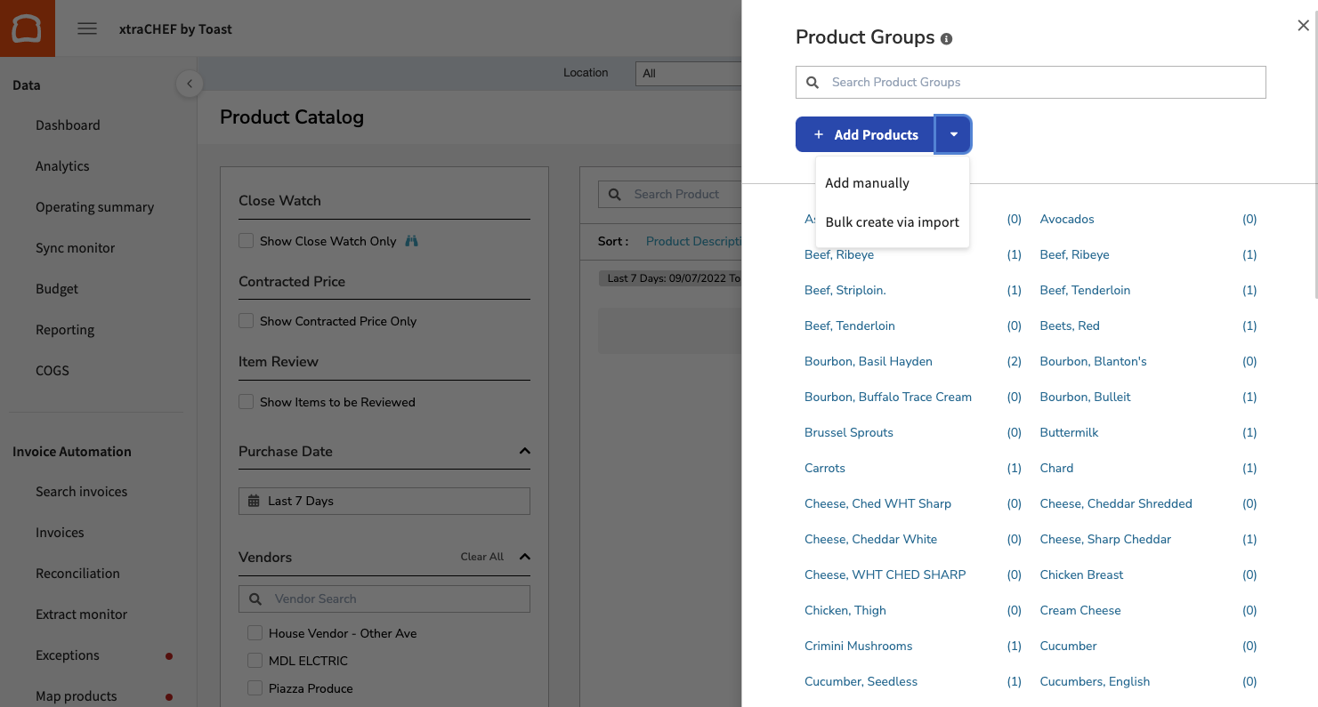 xtraCHEF: How to Create Product Groups