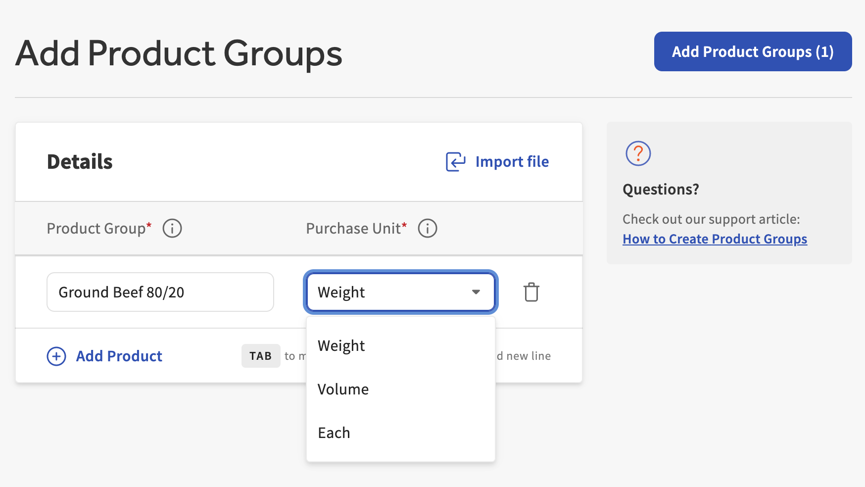 xtraCHEF: How to Create Product Groups