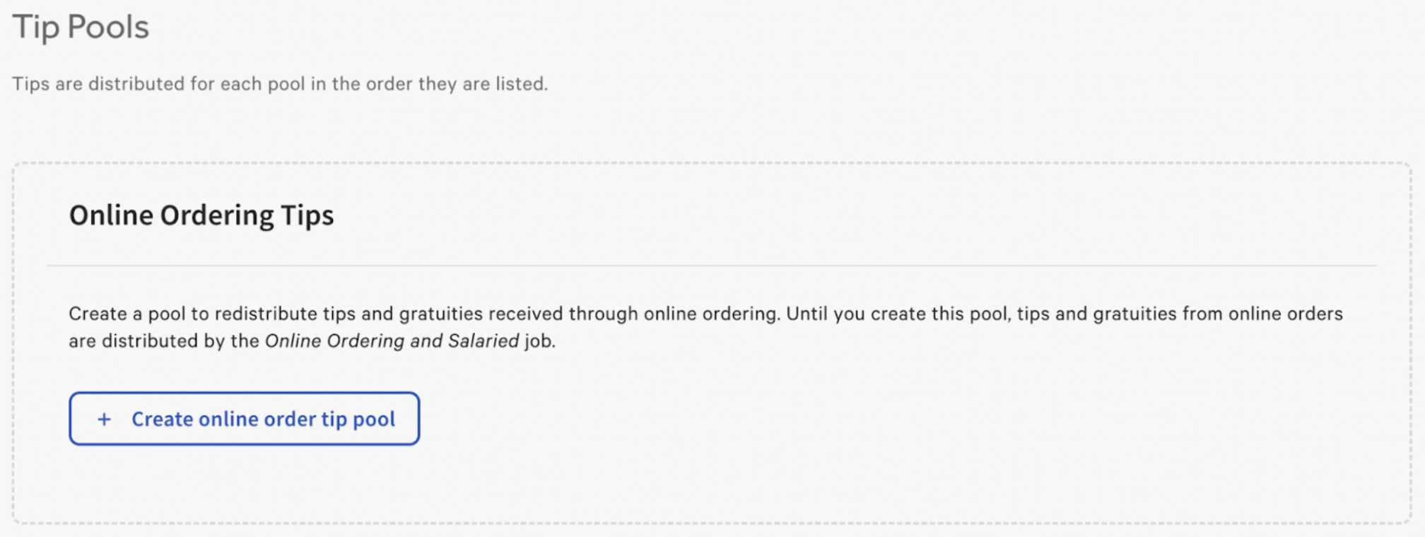 How to Set Up Tip-Sharing for Online Ordering with Toast Tips Manager