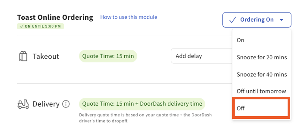 Using Order with Google