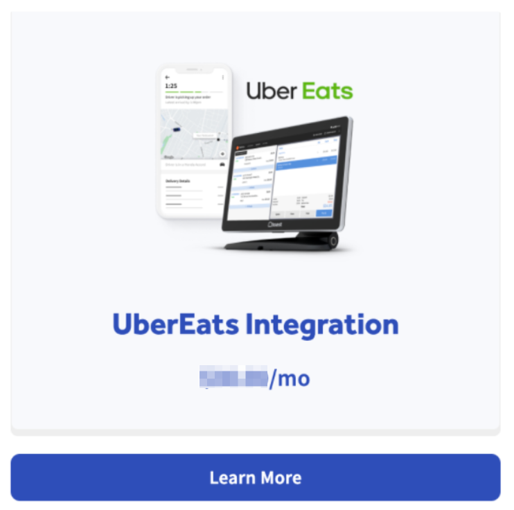 Getting Started: Uber Eats Integration