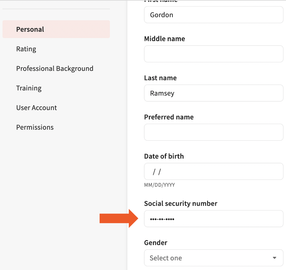 Toast Payroll: Employee Social Security Numbers