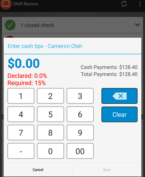 Declaring Cash Tips