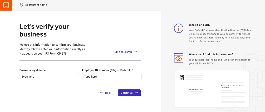 Completing Your Toast Business Setup Tasks