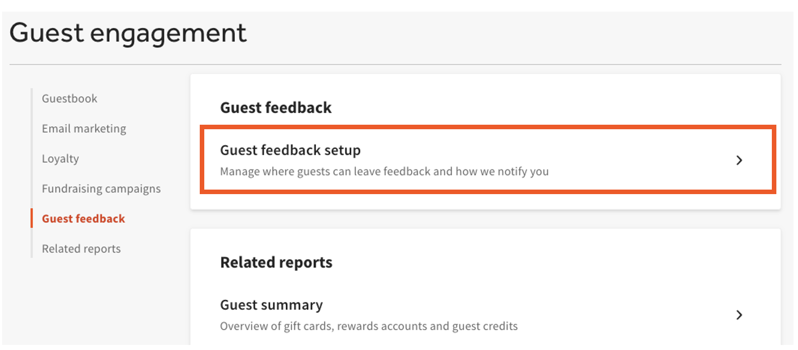 Guest Feedback
