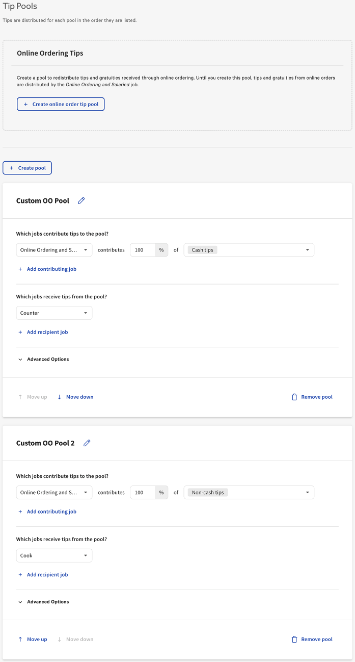How to Set Up Tip-Sharing for Online Ordering with Toast Tips Manager