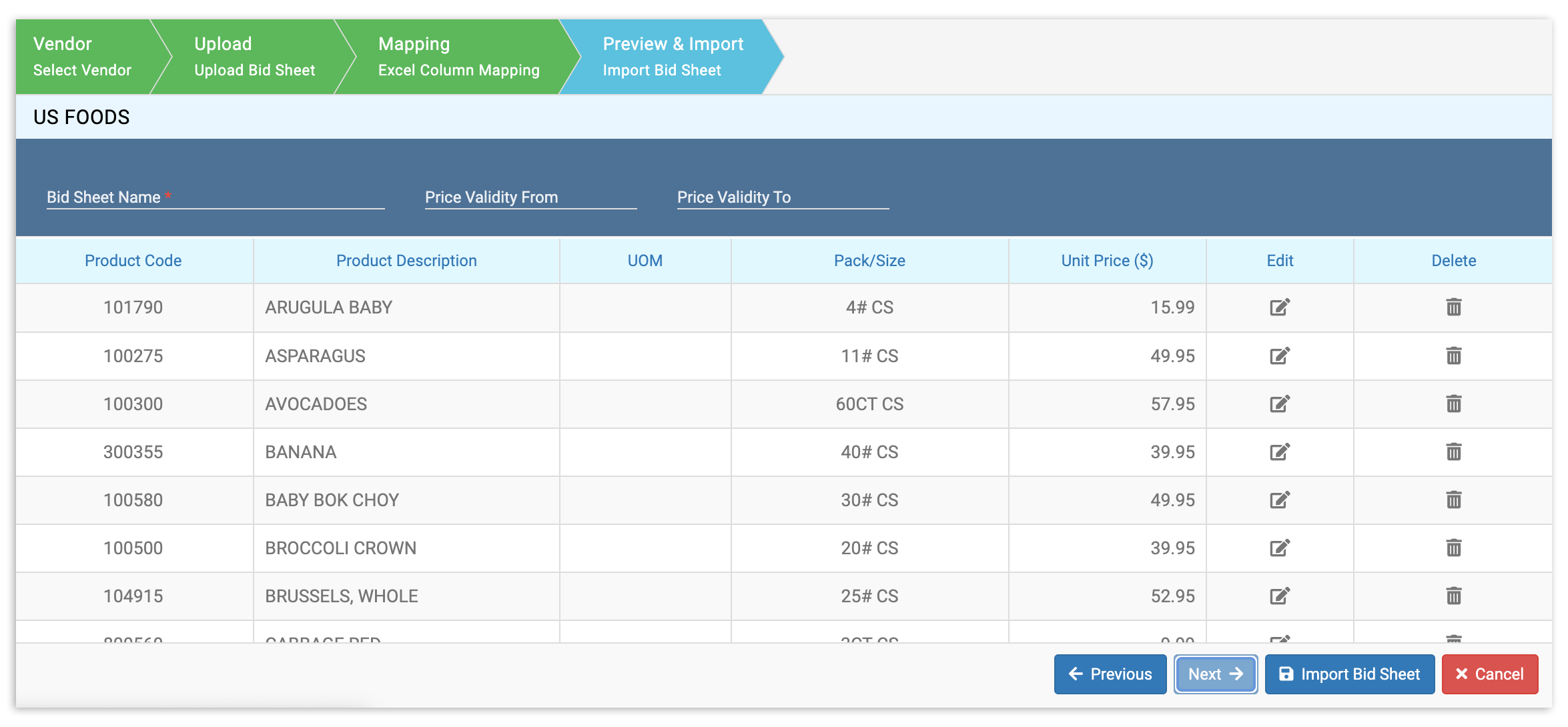 xtraCHEF: Order - Order Guides