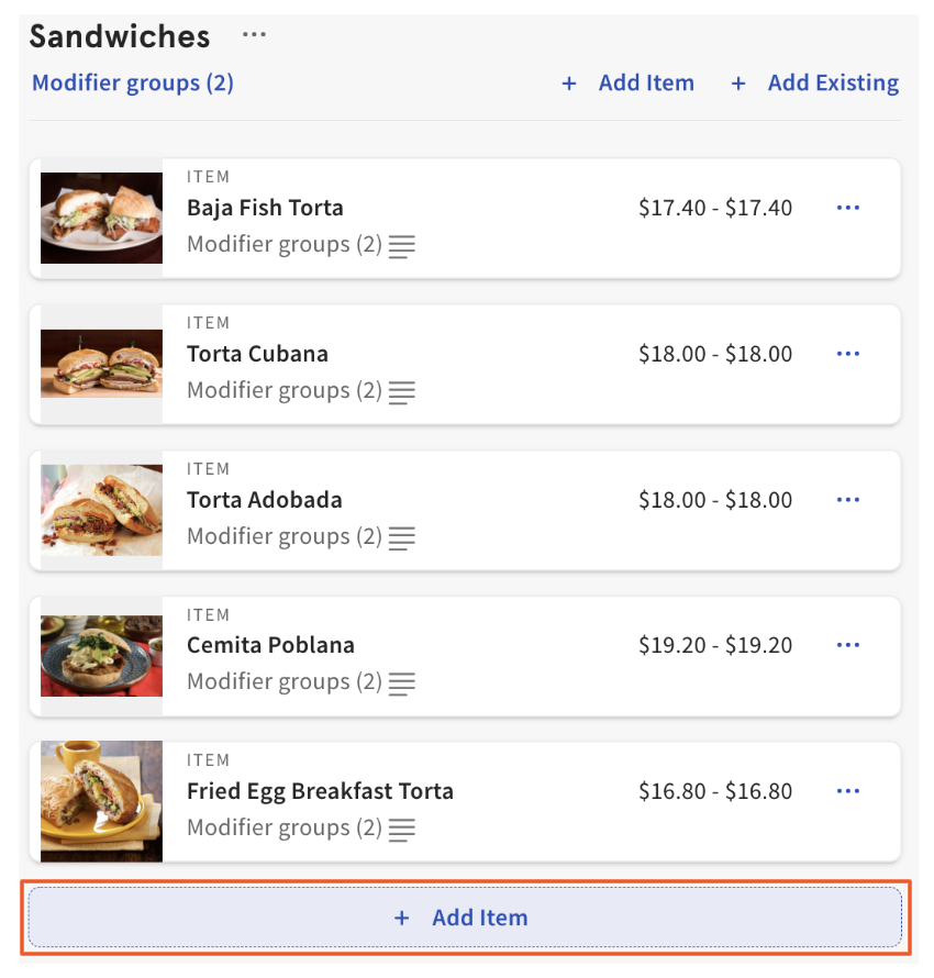 Creating Menus, Groups, Subgroups and Items in the Menu Builder