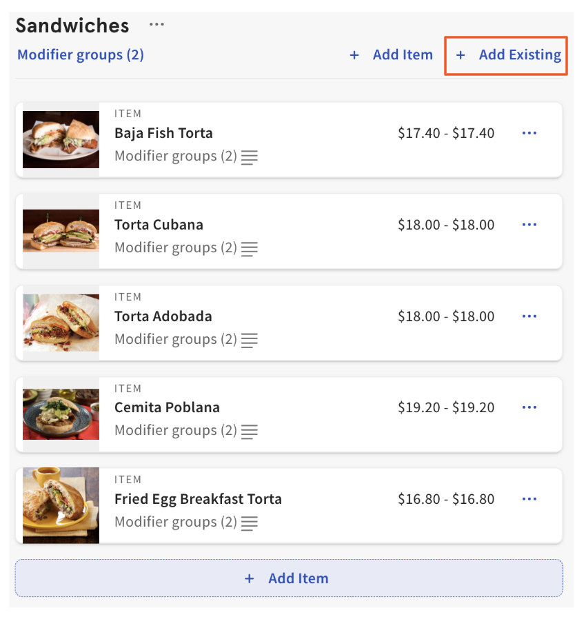 Creating Menus, Groups, Subgroups and Items in the Menu Builder