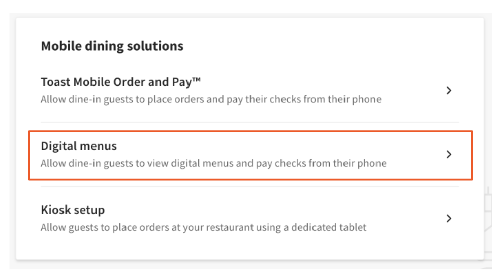 Setting Up Mobile Payments & Digital Menus