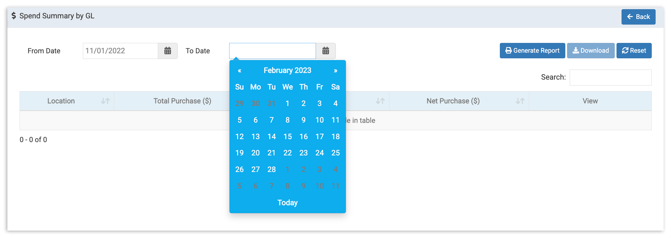 xtraCHEF: Reports - Accounting