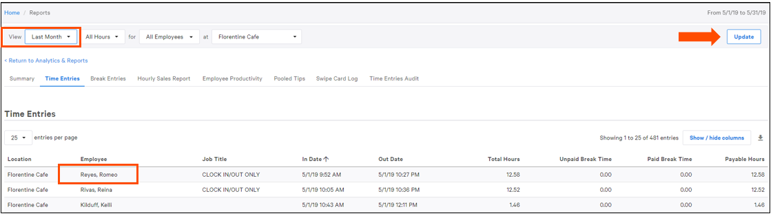 Toast Payroll: Managing Timesheets
