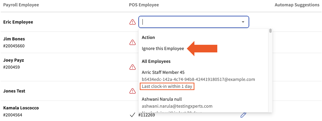Toast Payroll: How to Use the Employee Mapping Tool