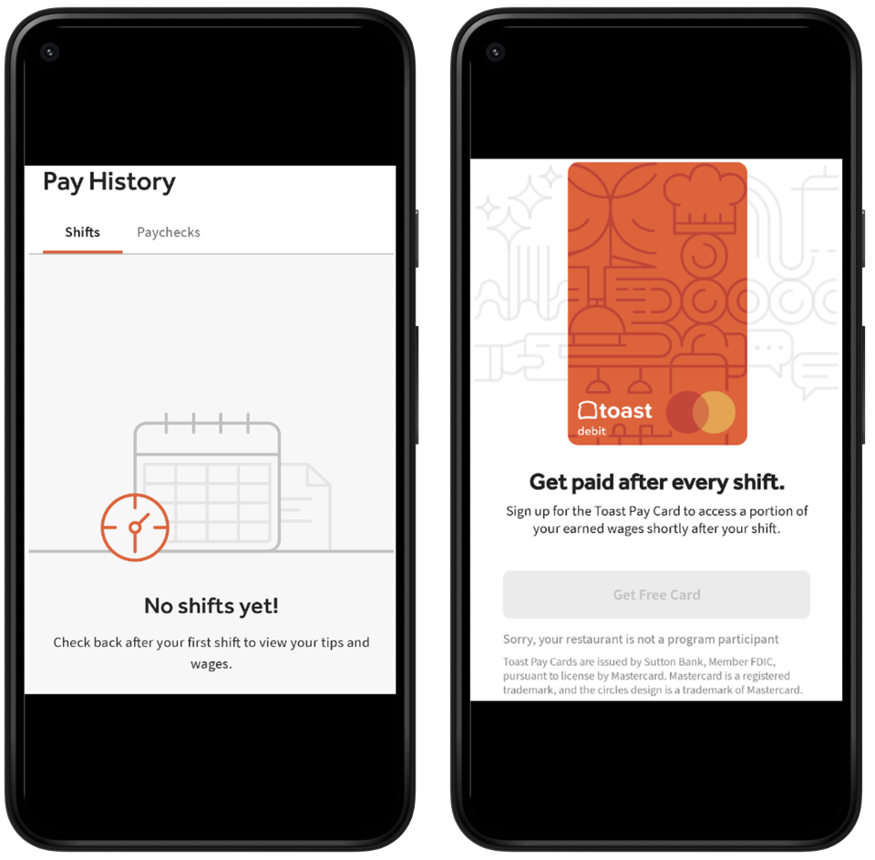 The MyToast App - Pay