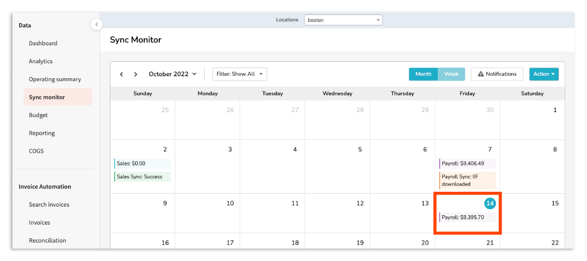 Toast Payroll + xtraCHEF Integration