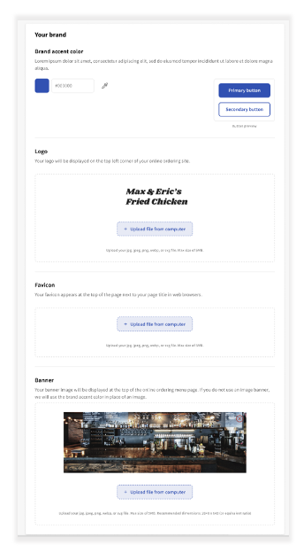 Customizing Your Toast Online Ordering Page