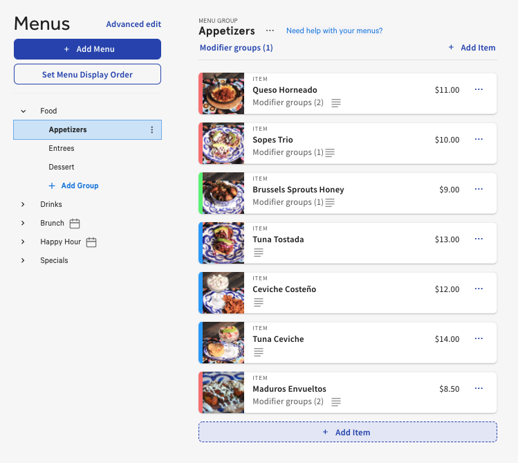 Adding Images to Menu Items in the Menu Builder