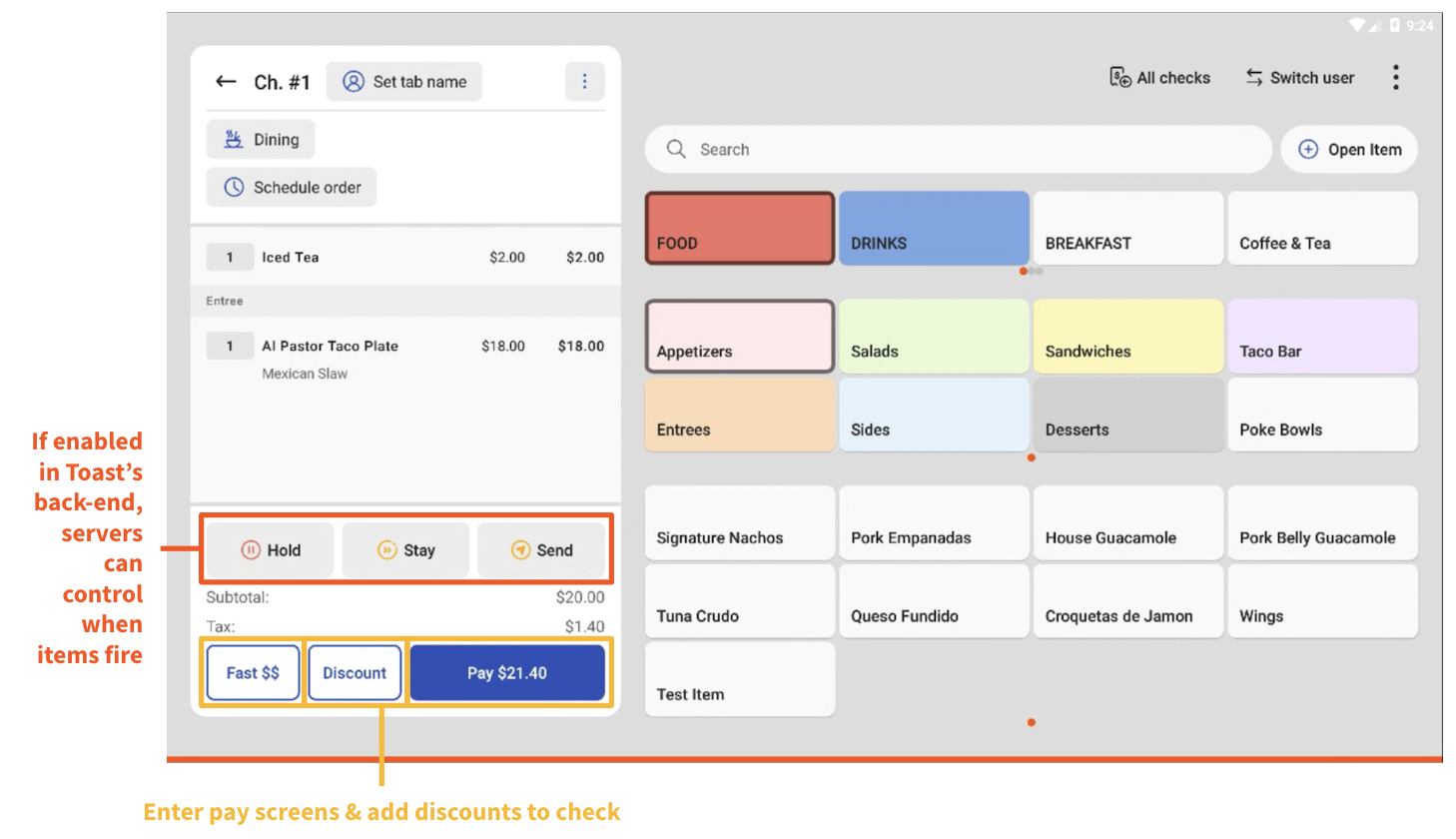 New POS: Managing Orders