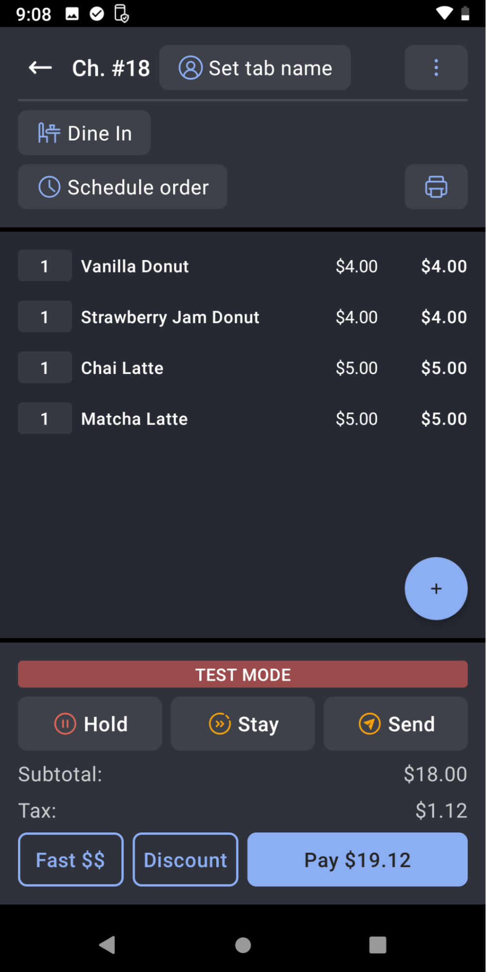 New POS: Managing Orders