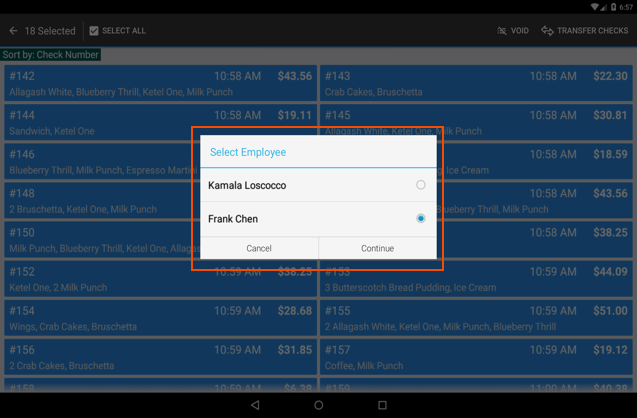 Bulk Check Management