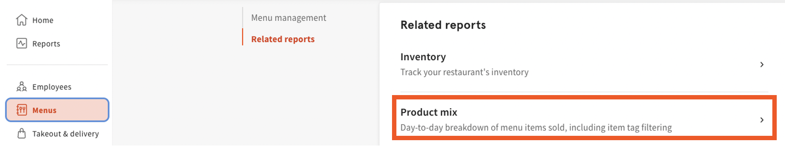 Use Menu Item Tags to Maximize Reporting