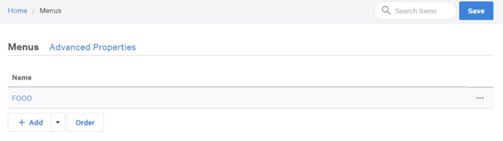 Using the Items Database to View, Archive, Restore and Version Menus