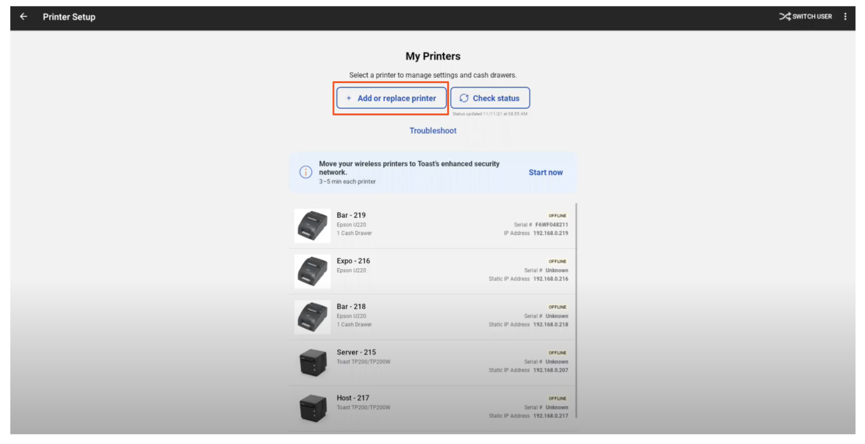 Setting Up Your New M30/M30II Wireless Printer on a Toast-Managed Network