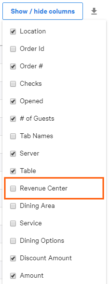 Creating and Assigning Revenue Centers