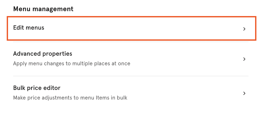 Adding/Copying Menu Items and Modifiers
