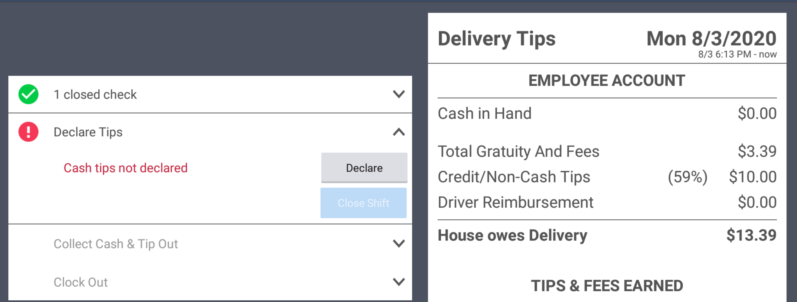 Pooling Tips for Delivery Orders