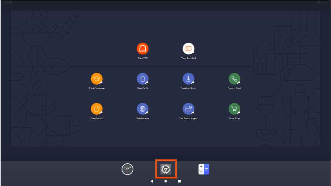 Forgetting a Network on a Toast Device