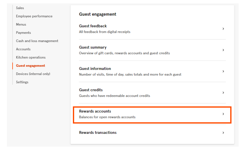 Merging Reward Balances